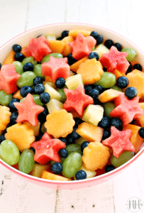 5 Ingredient Fresh Fruit Salad - HappiHomemade with Sammi Ricke