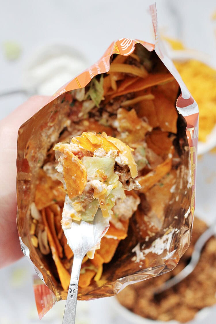 High Protein Walking Taco Recipe - HappiHomemade