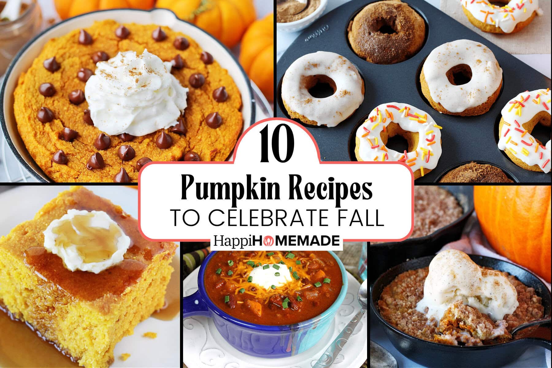 The Best Pumpkin Recipes to Celebrate Fall! - HappiHomemade