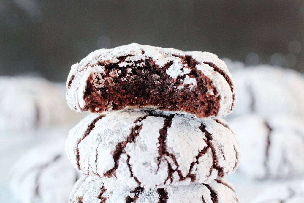 Chocolate Crinkle Cookies (Under 30 Minutes!) - HappiHomemade