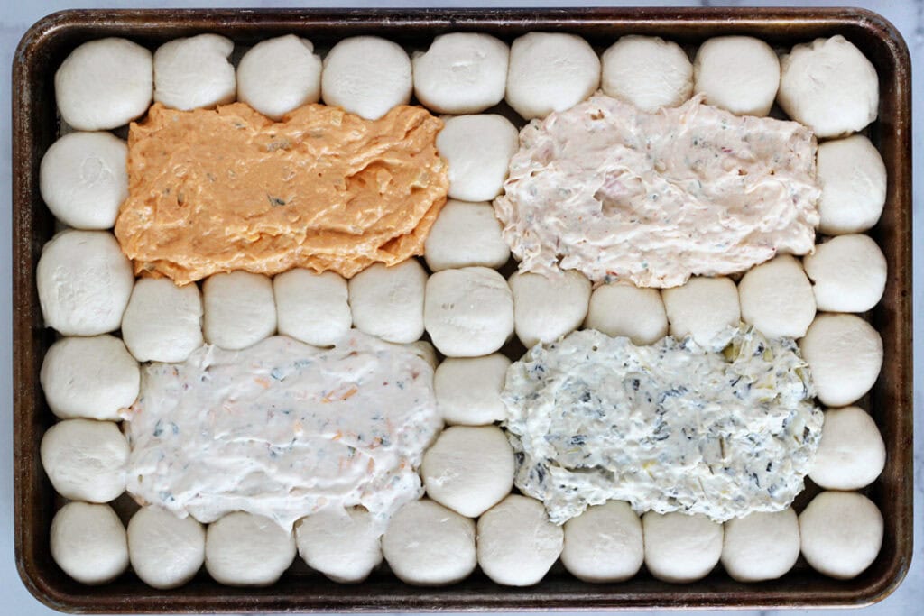 Sheet Pan Dips (4 Dips, 1 Pan!) - HappiHomemade