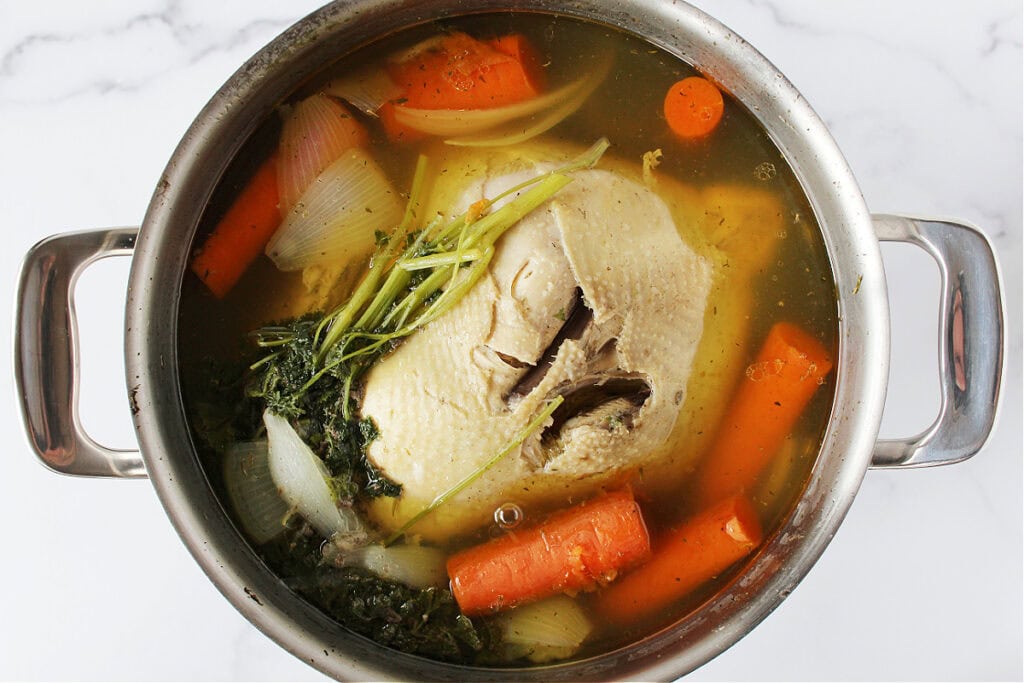 How to Boil a Whole Chicken - HappiHomemade