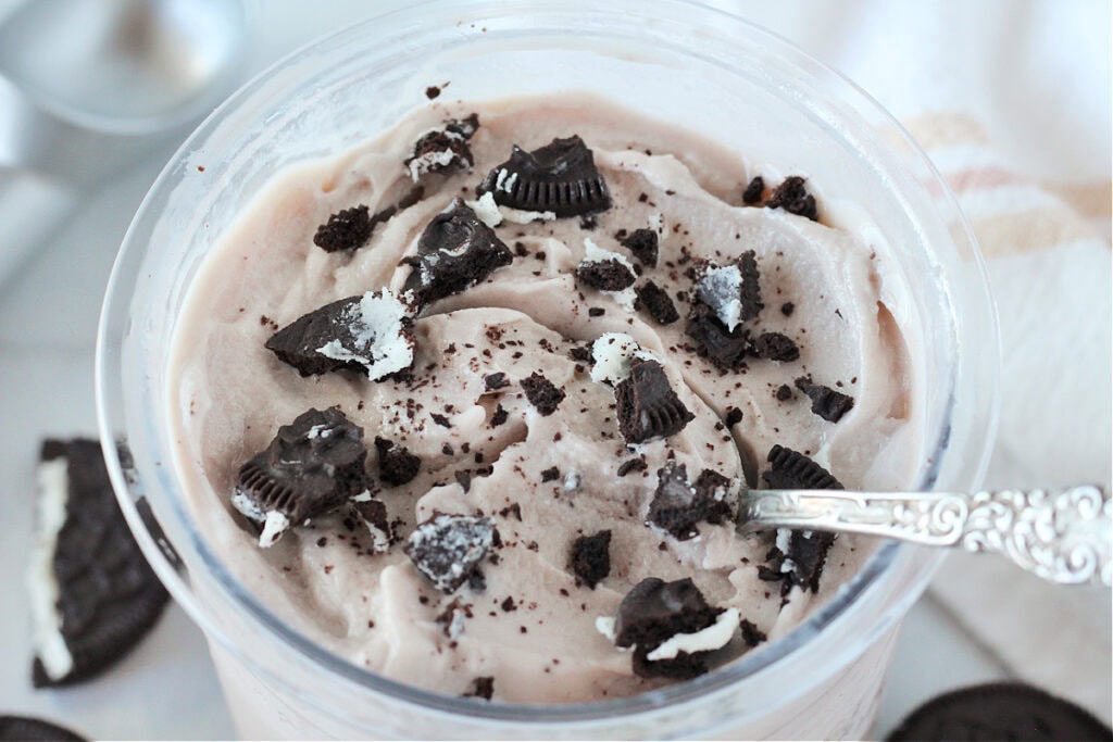 Ninja Creami Cookies and Cream Ice Cream - HappiHomemade