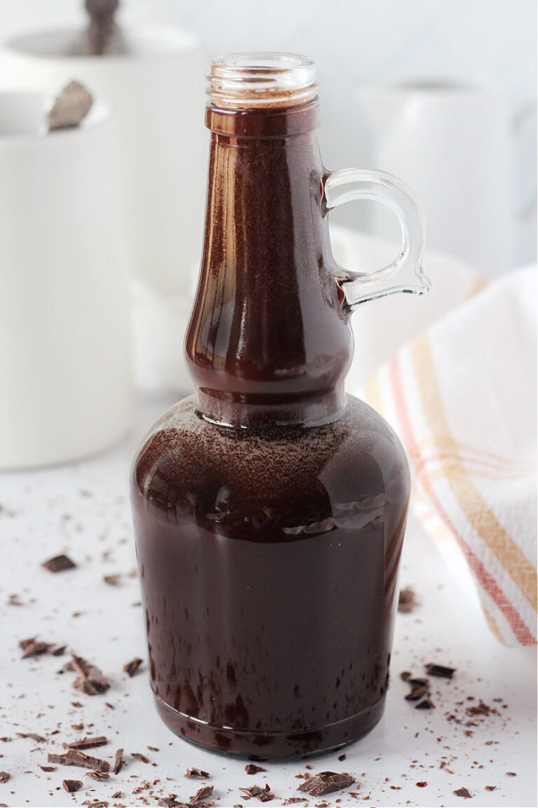 Low Sugar Mocha Coffee Syrup (Easy & Homemade) ☕️ - HappiHomemade